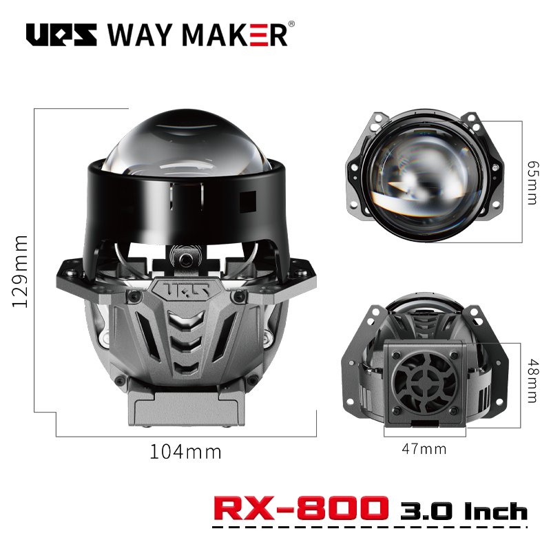 BI-LASER BILED PROJECTOR UPS WAY MAKER 3 INCH RX800 - SETIA UTAMA BULLAES