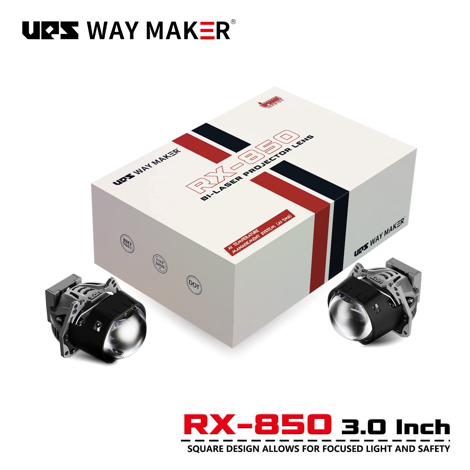 BI-LASER BILED PROJECTOR UPS WAY MAKER 3 INCH RX850 - SETIA UTAMA BULLAES
